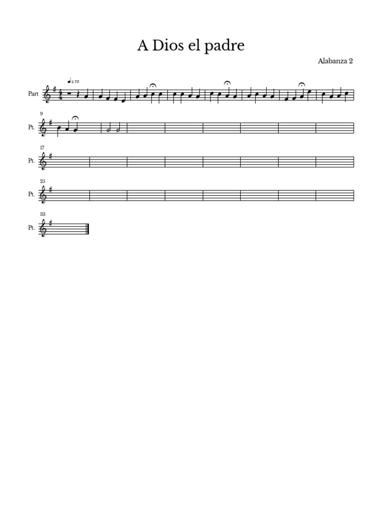 A Dios El Padre | PDF