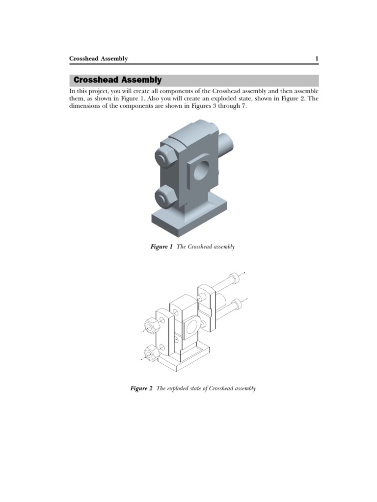 Crosshead Assembly Guide and Dimensions | PDF