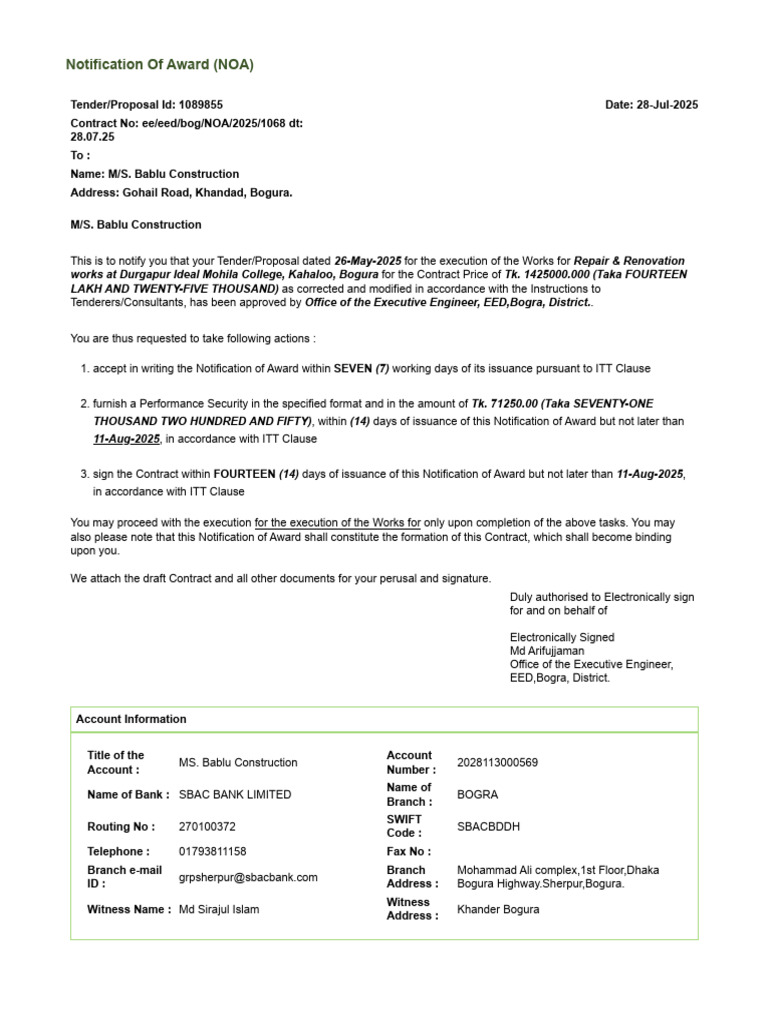NOA1 | PDF