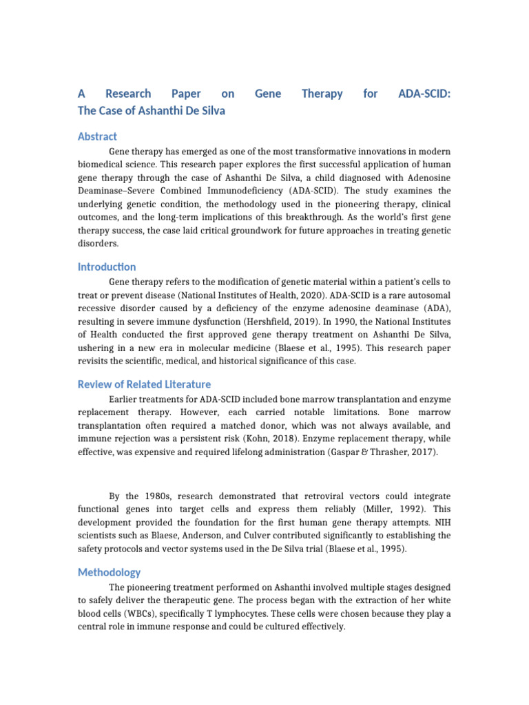 Justified Tabbed Original Format | PDF | Gene Therapy | Biotechnology