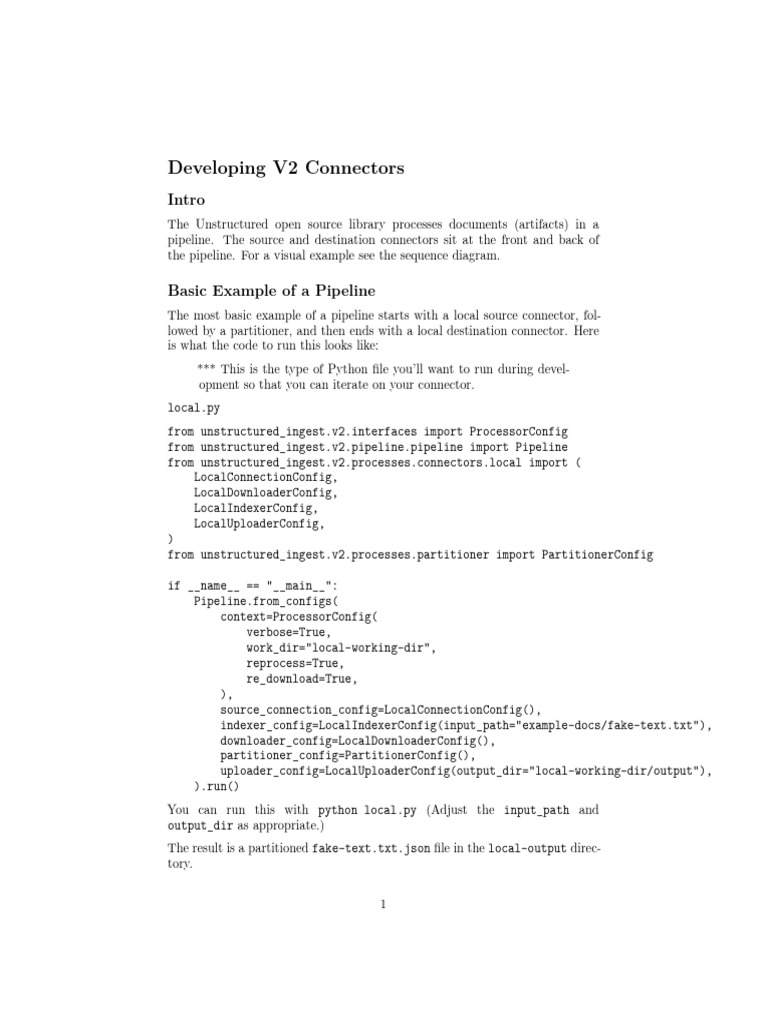 Connector Development | PDF | Computer File | Software