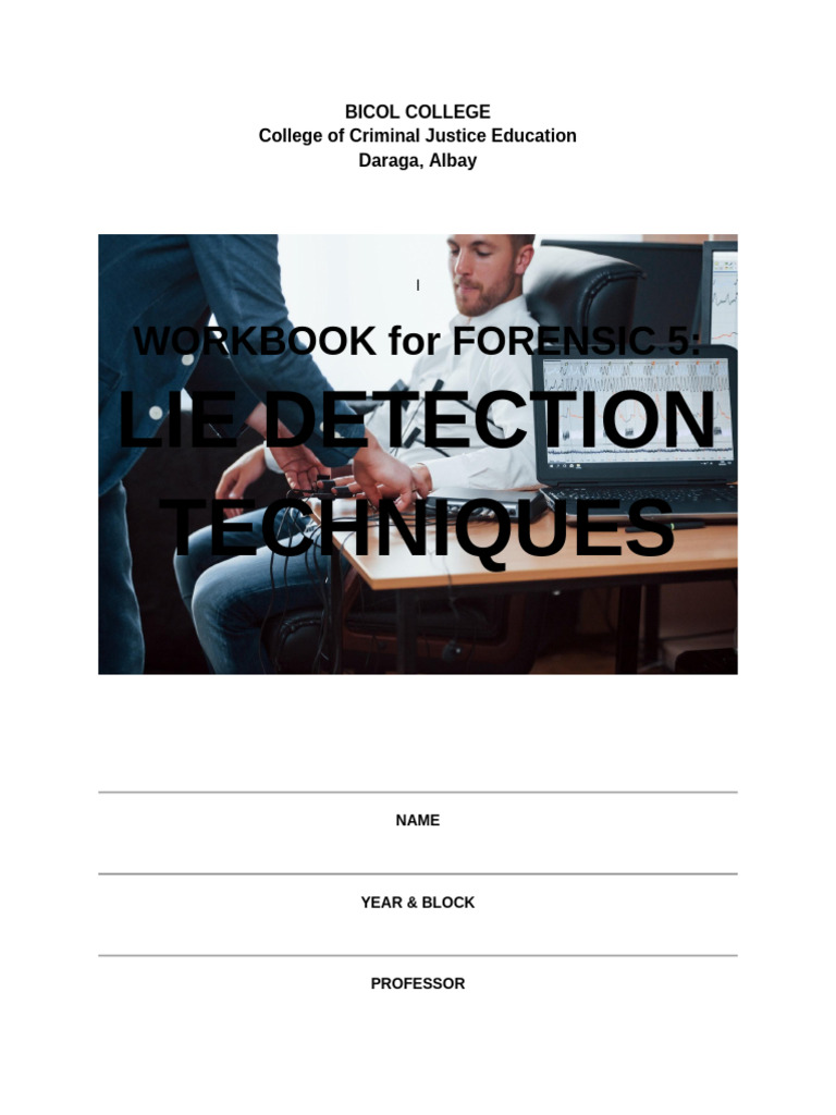 Workbook On Polygraph Front Page | PDF