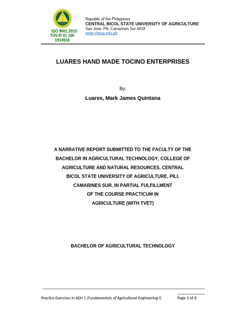 Narrative in Tucino | PDF | Sauce | Spice