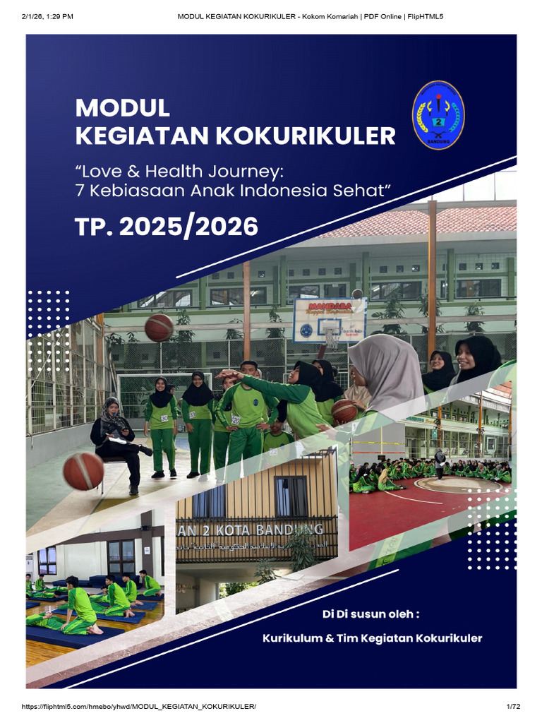MODUL KEGIATAN KOKURIKULER - Kokom Komariah _ PDF Online _ FlipHTML5 | PDF