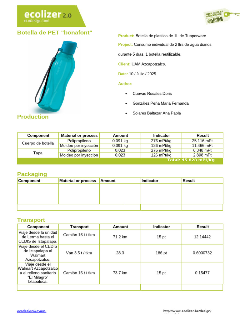 Ana Paola Solares Baltazar - Template Ecolizer | PDF | Sector ...