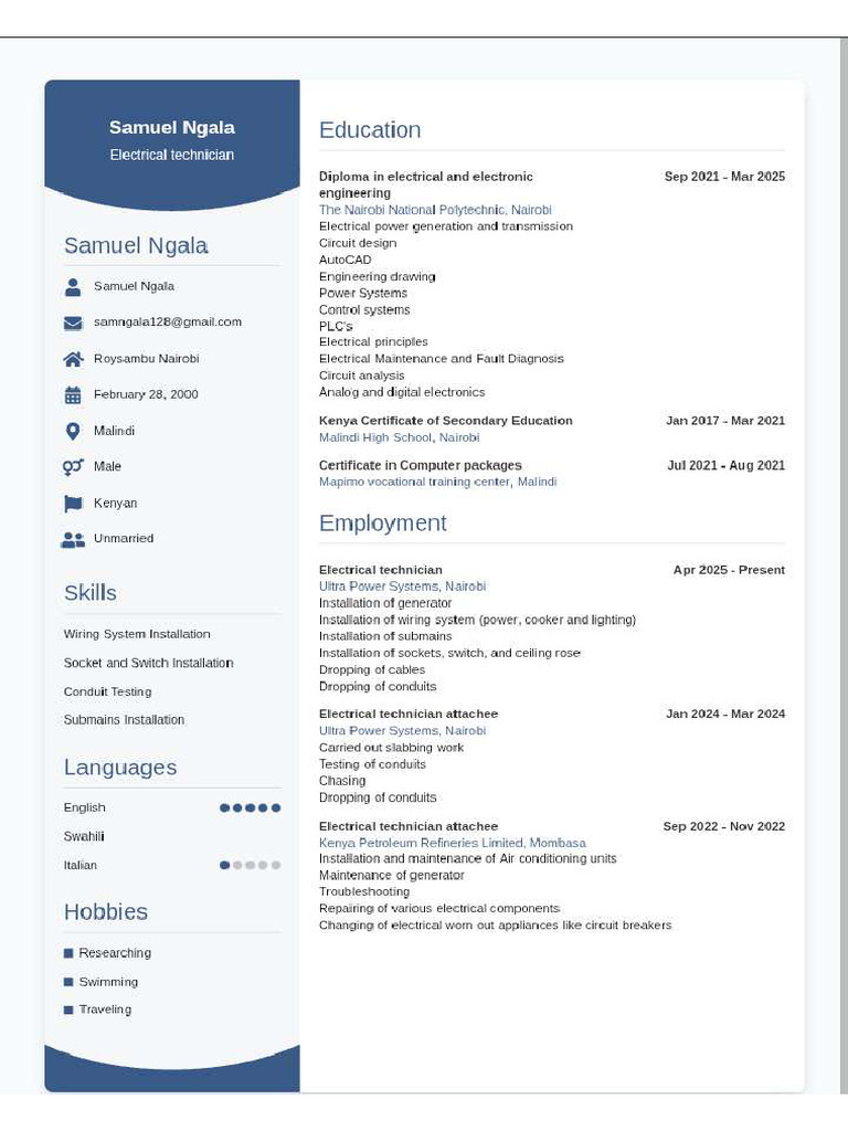 Resume Convert | PDF