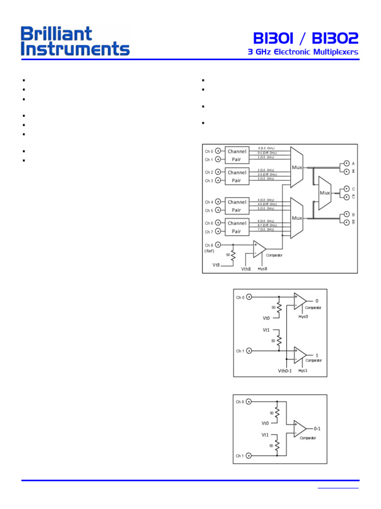 BI301_BI302_Datasheet | PDF | Electronics | Electrical Engineering