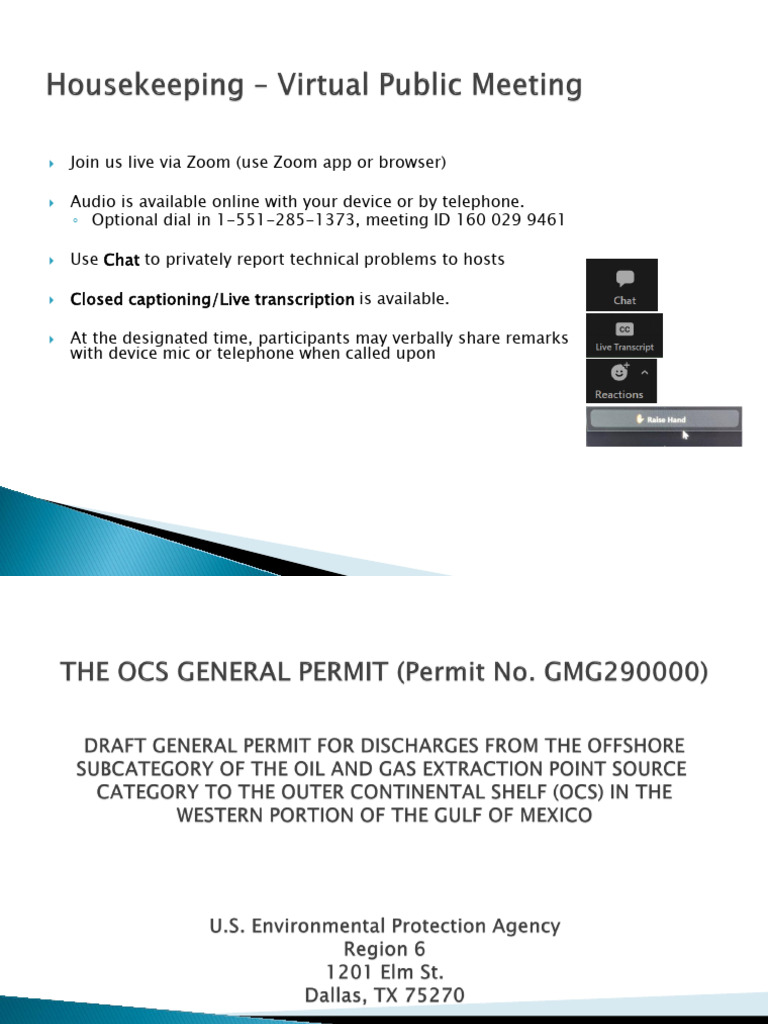 Current EPA Region 6 Produced Water Regulation | PDF | Clean Water Act ...