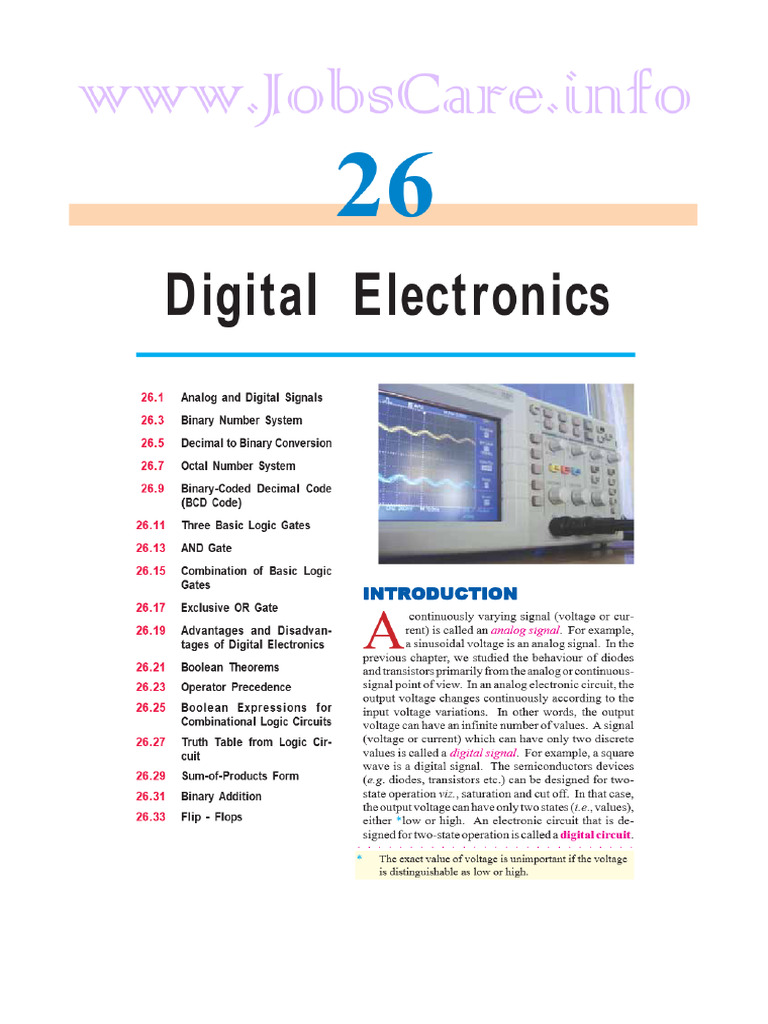 Digital Electronics | PDF