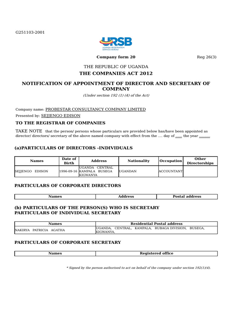 Form 20 | PDF