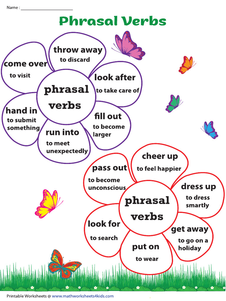Phrasal Verbs Chart | PDF