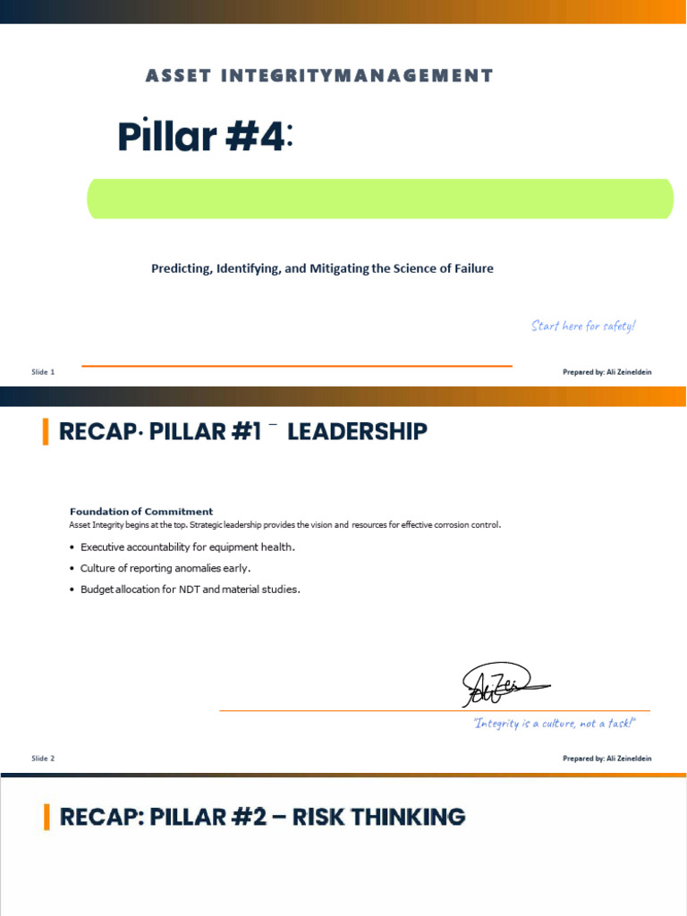 Asset Integrity Management - Pillar#4 | PDF | Corrosion | Fracture
