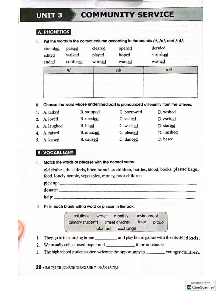 TA7 sách 1 u3 | PDF