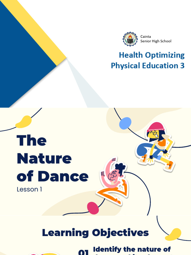 HOPE 3 Grade 12 Lesson 1 - The Nature of Dance | PDF | Dances