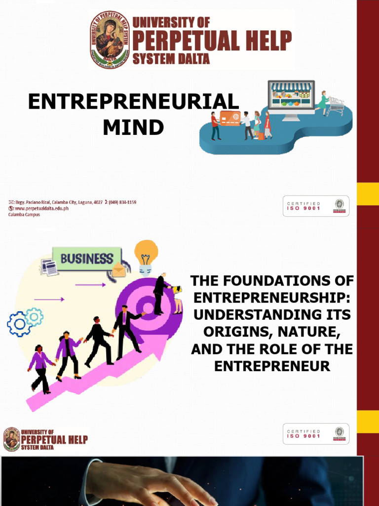 Lecture 1 (The Foundations Of Entrepreneurship_Understanding Its ...