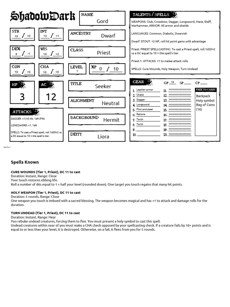 Gord | PDF
