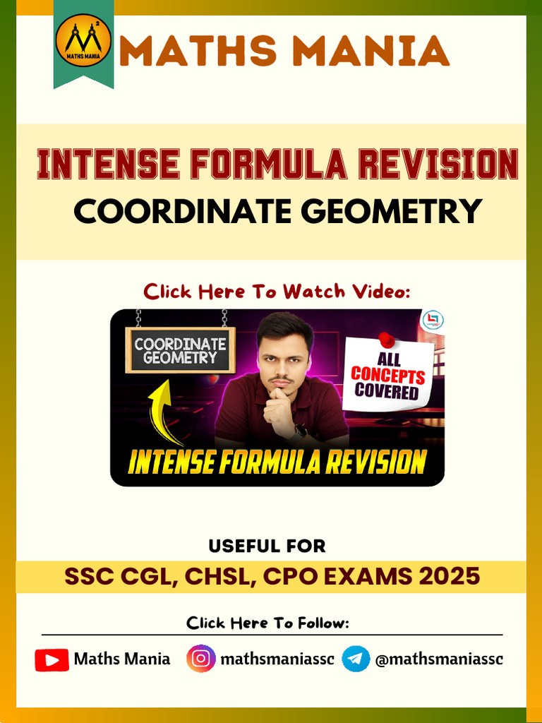 Coordinate Geometry (All Results) | PDF | Slope | Sphere