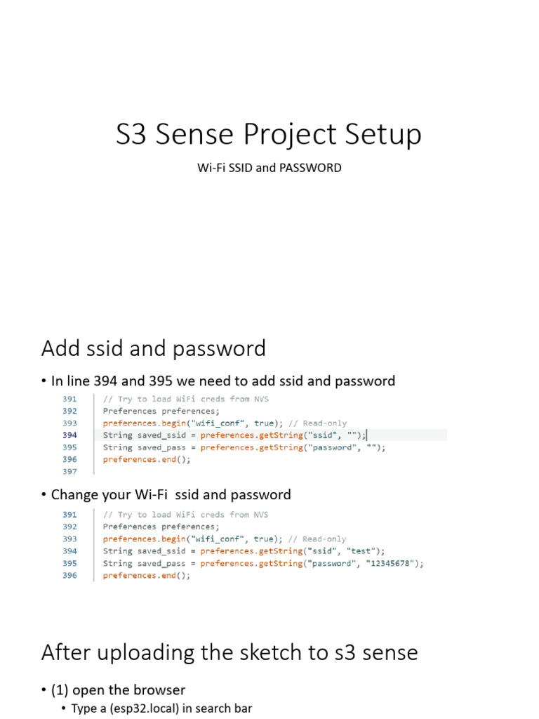 S3 Sense Face Detection Setup Update | PDF