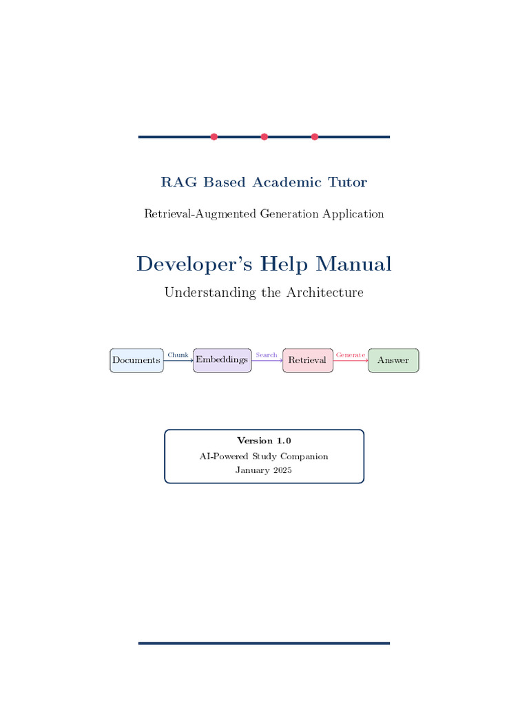 RAG Based Academic Tutor | PDF | Computing | Information Science