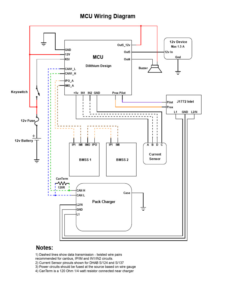 MCU-Basic-Wiring | PDF | Electric Power | Electronic Engineering