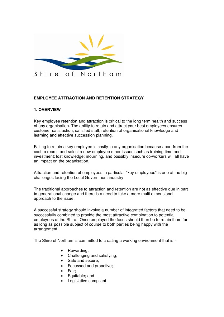 Employee Attraction and Retention Strategy | PDF | Employee Retention ...