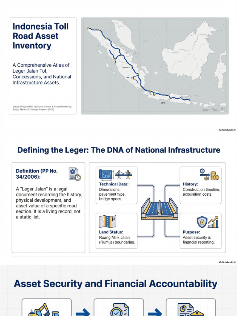 Indonesia Toll Road Asset Inventory The Leger System | PDF
