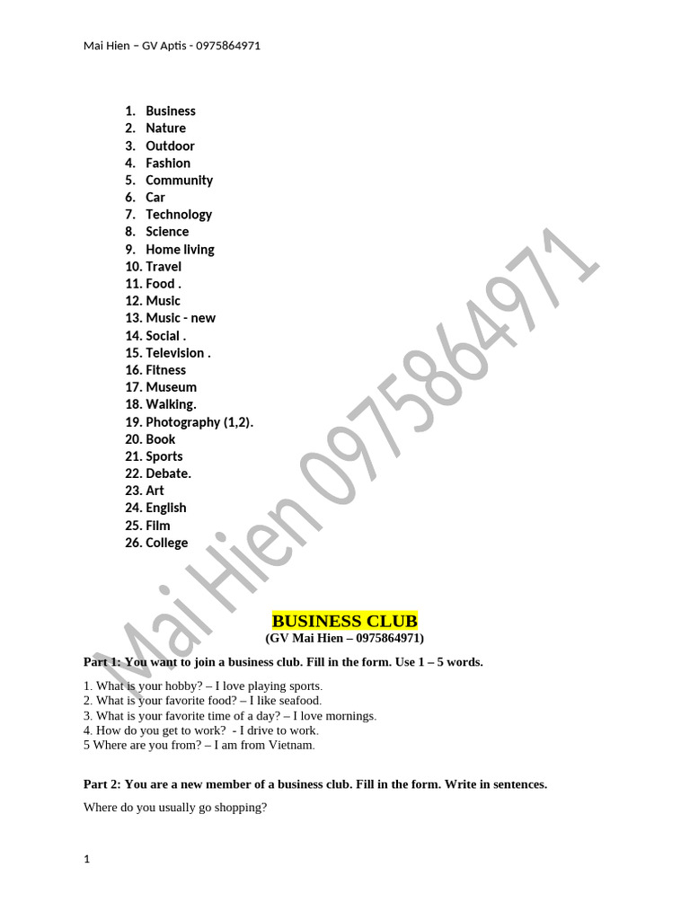 Đề Writing (1) | PDF