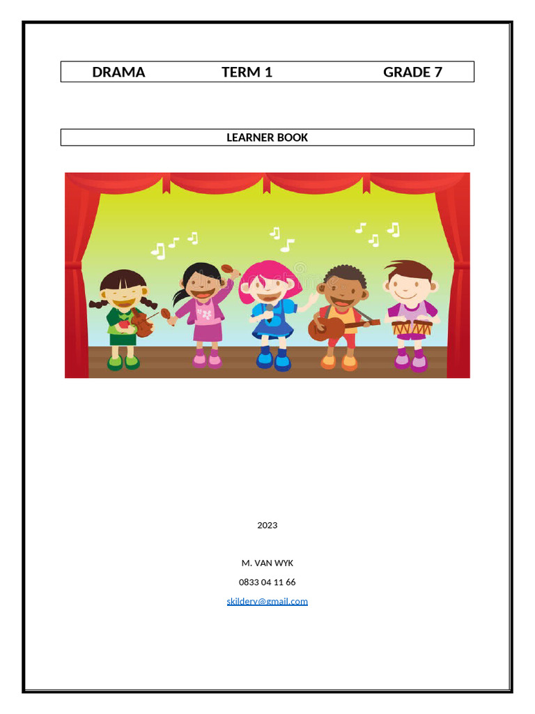 Drama Term 1 Learner | PDF | Dances | Choreography