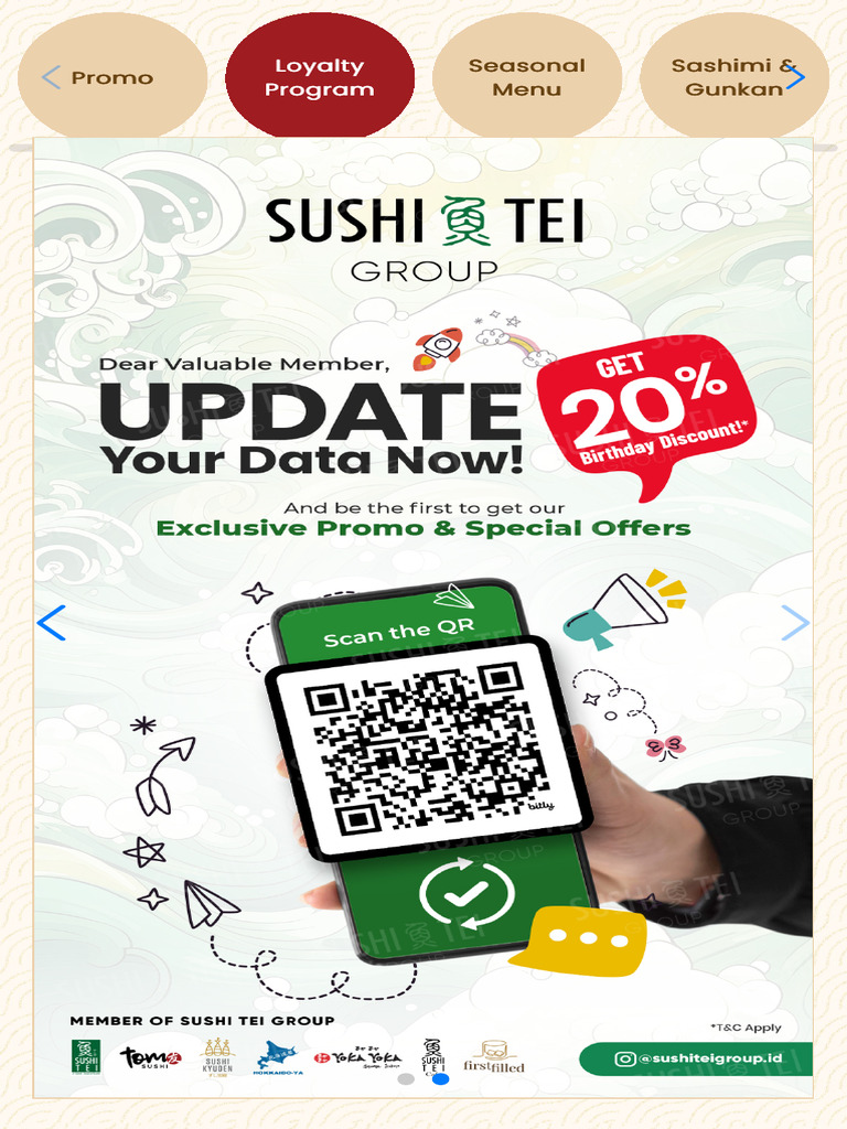 Digital Menu - Tom Sushi | PDF