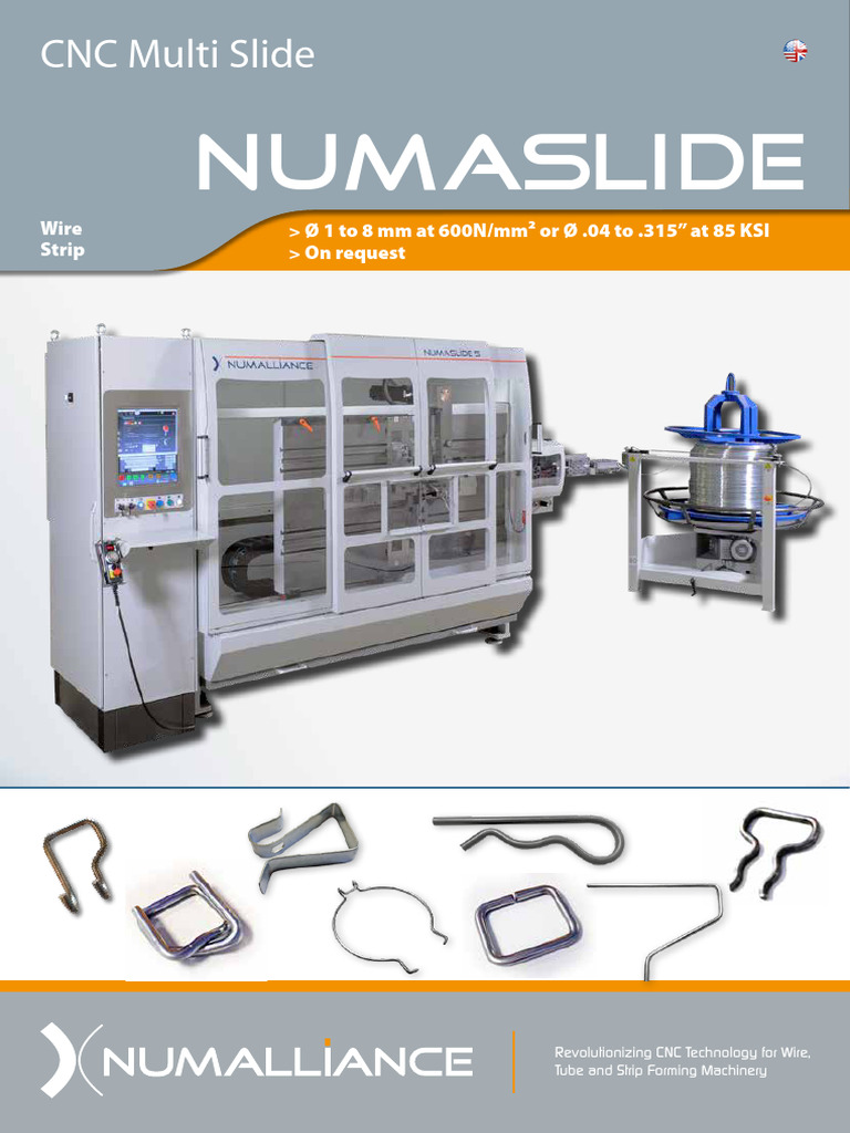 Catalog-Numalliance-Multi Slide Forming Machine Numaslide | PDF