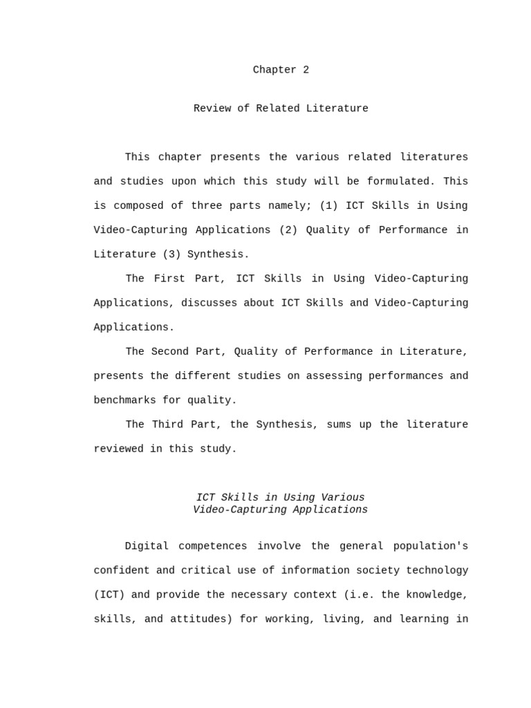 Sample Chapter 2 Proposal | PDF | Information And Communications ...
