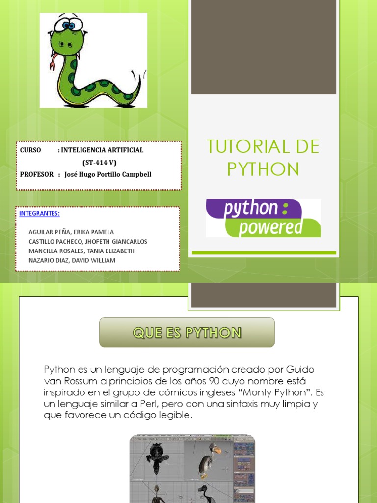 Tutorial De Python Pdf Objeto Informática Lenguaje De Programación