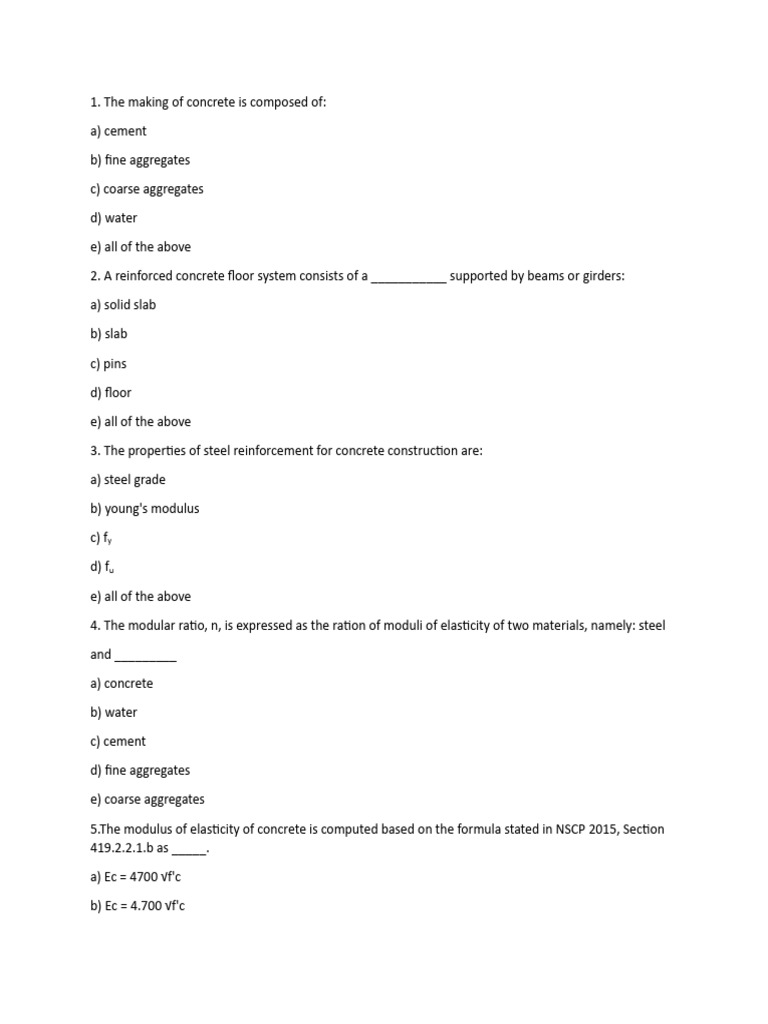 UNIT-1-RCD | PDF | Young's Modulus | Beam (Structure)