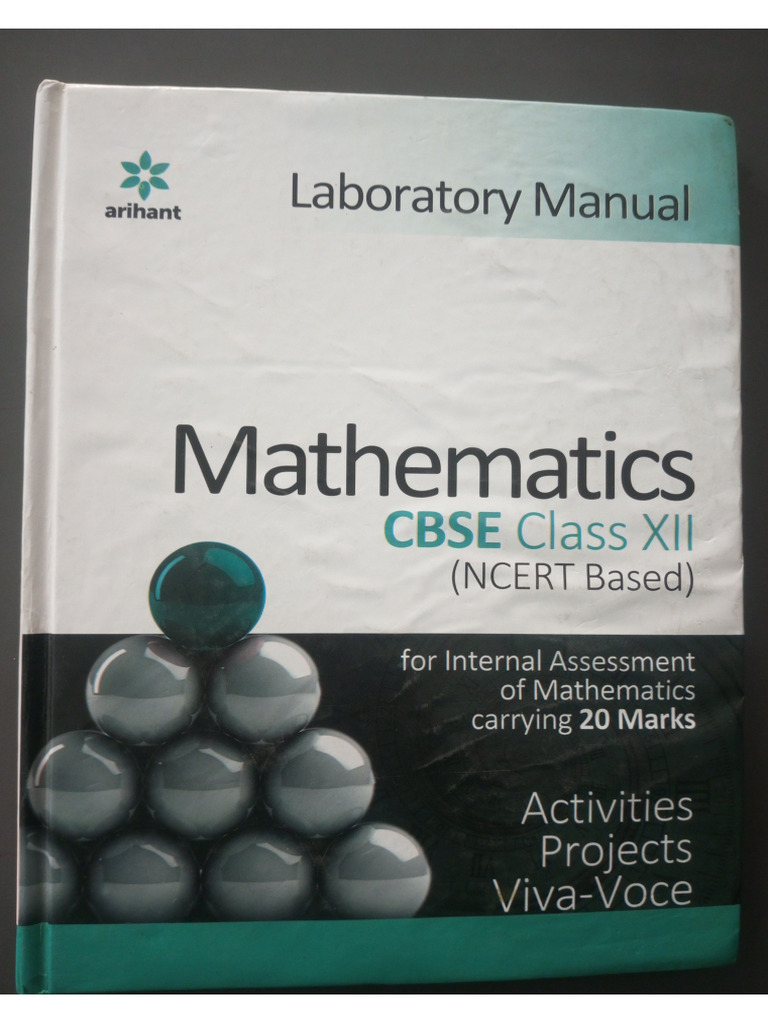 Mathematics_041_ Lab Manual Class 12th 2025-26 | PDF