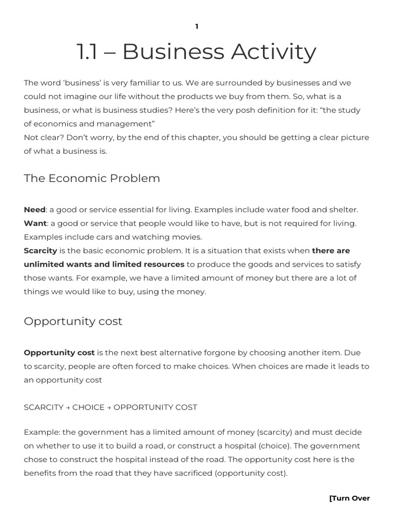 Cambridge O Level 0450 Business Studies Notes | PDF | Franchising ...