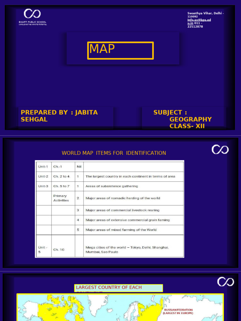 Geo Class Xii Map Work | PDF