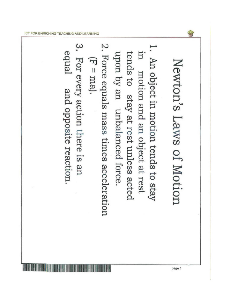 Physics ICT Model Record | PDF