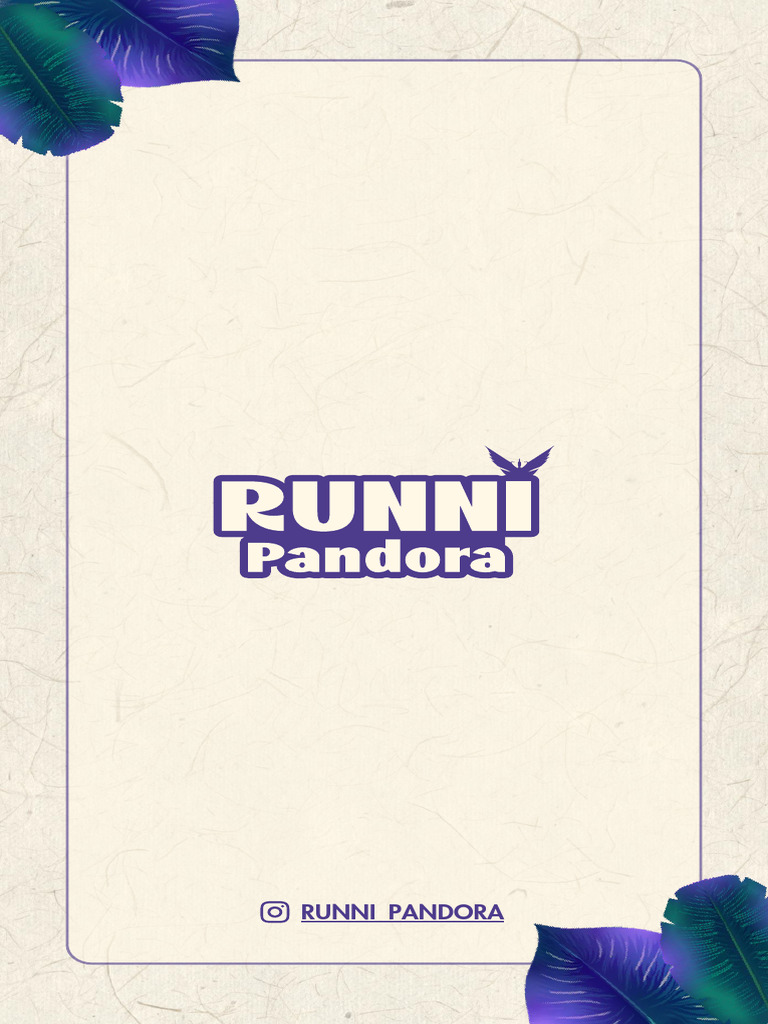 Carta Runni Pandora | PDF | Relleno | Cocinando