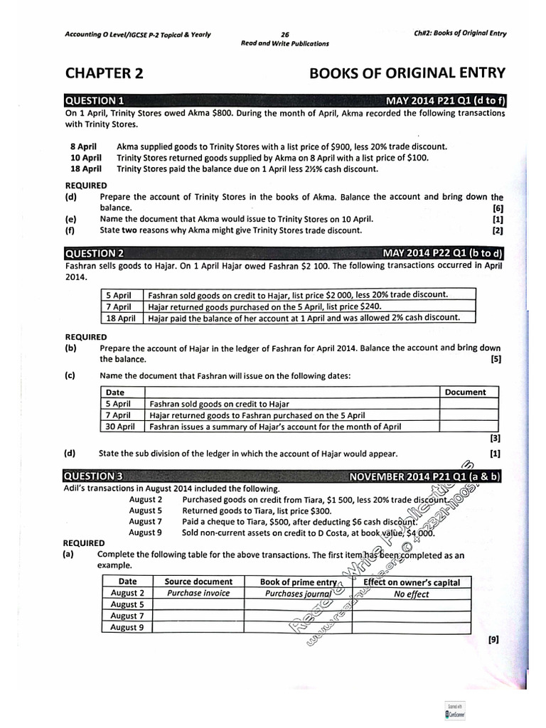 CH 2 & 3 Books | PDF