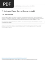 Thrust Boring Procedure Overview | PDF | Casing (Borehole) | Drilling