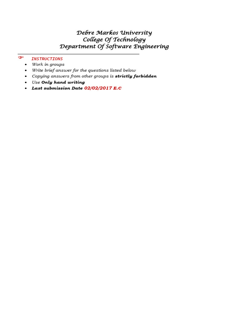 SW Evolution Assignment | PDF