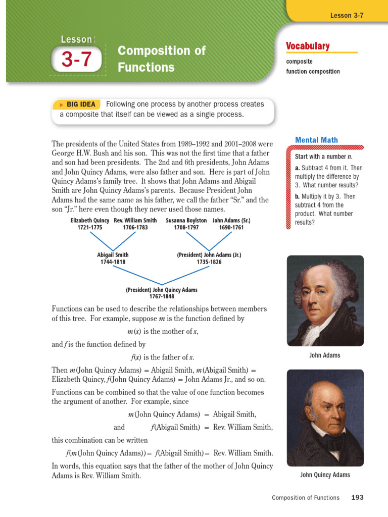 Composition of Functions: Lesson | PDF | Function (Mathematics ...
