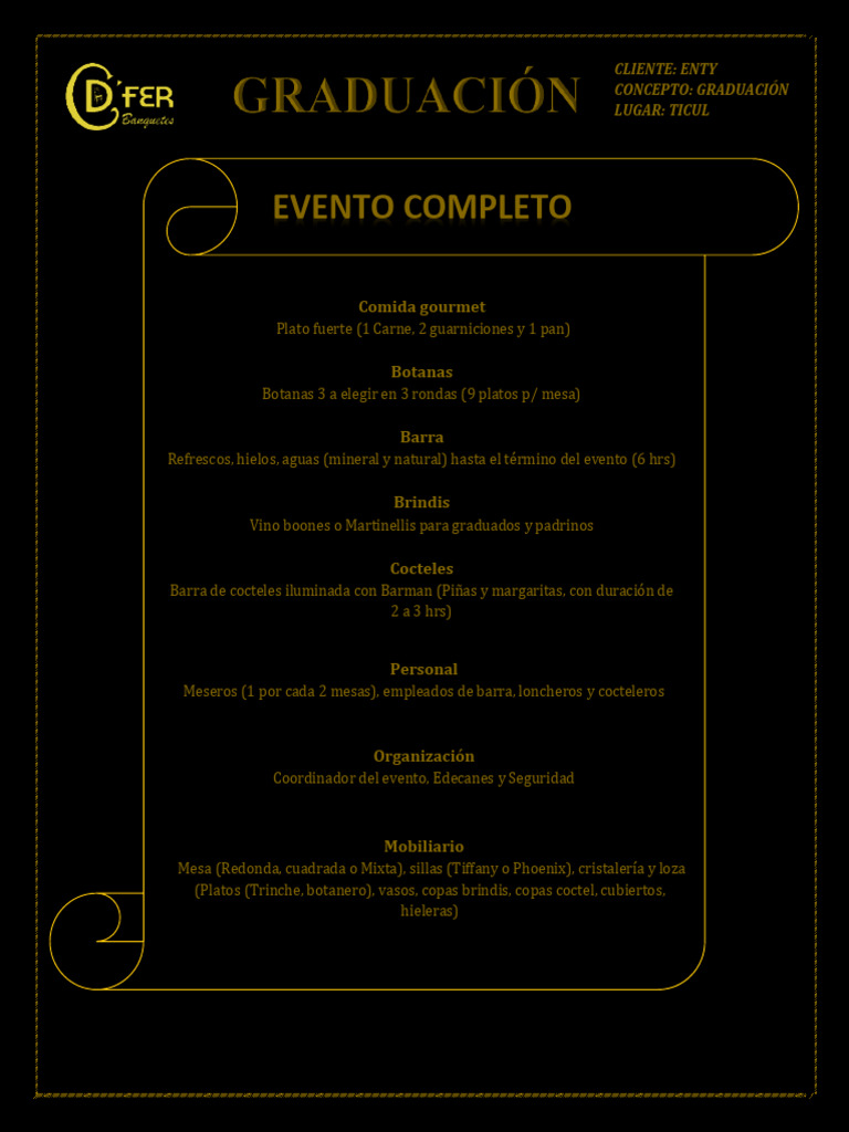 Graduación ENTY 2026 I | PDF | Bebida | Bebidas alcohólicas