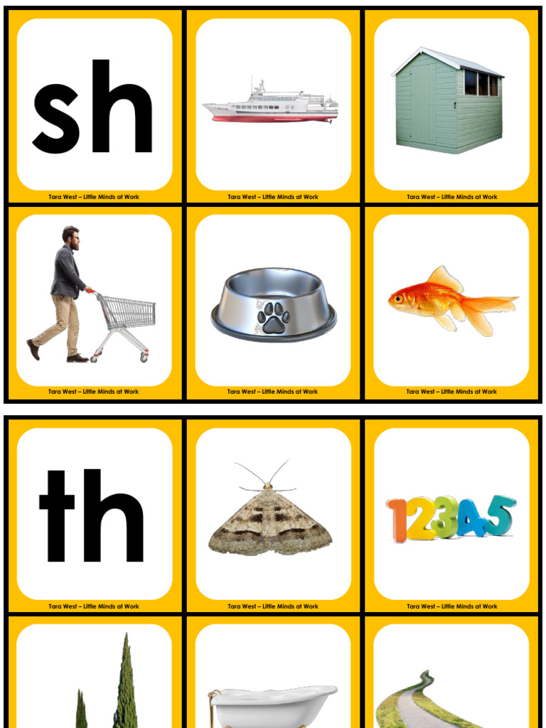 Unit 3 Digraphs Free Flashcards | PDF