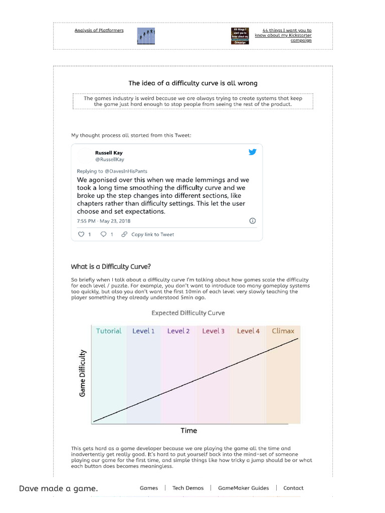 Difficulty Graph | PDF