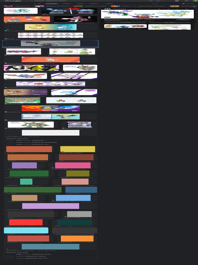 Custom, Pokémon Forms - Google Search | PDF | Pokémon | Nintendo Franchises