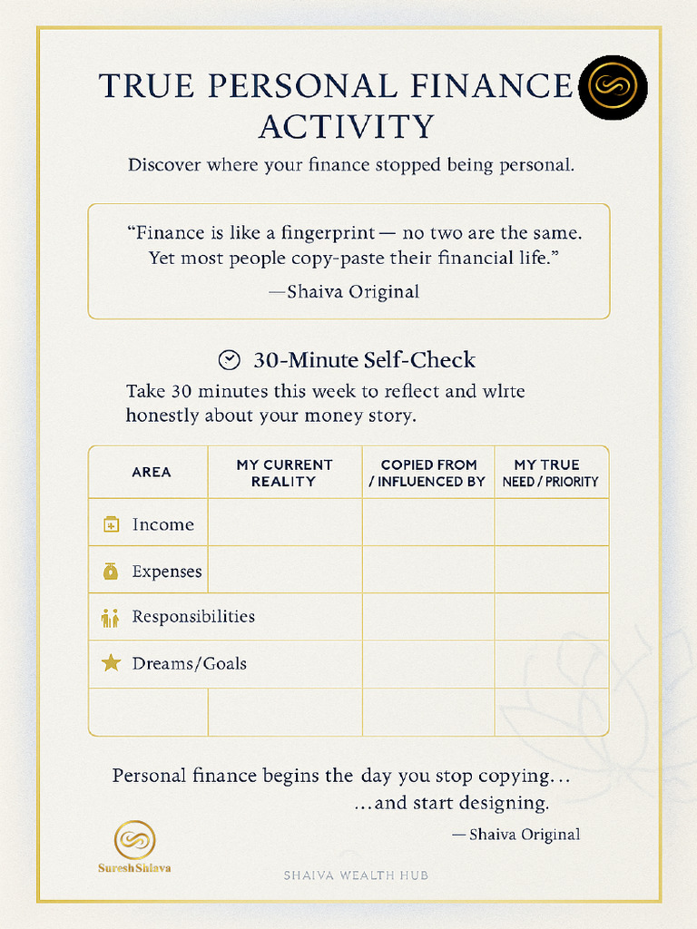 Personal Finance Activity | PDF