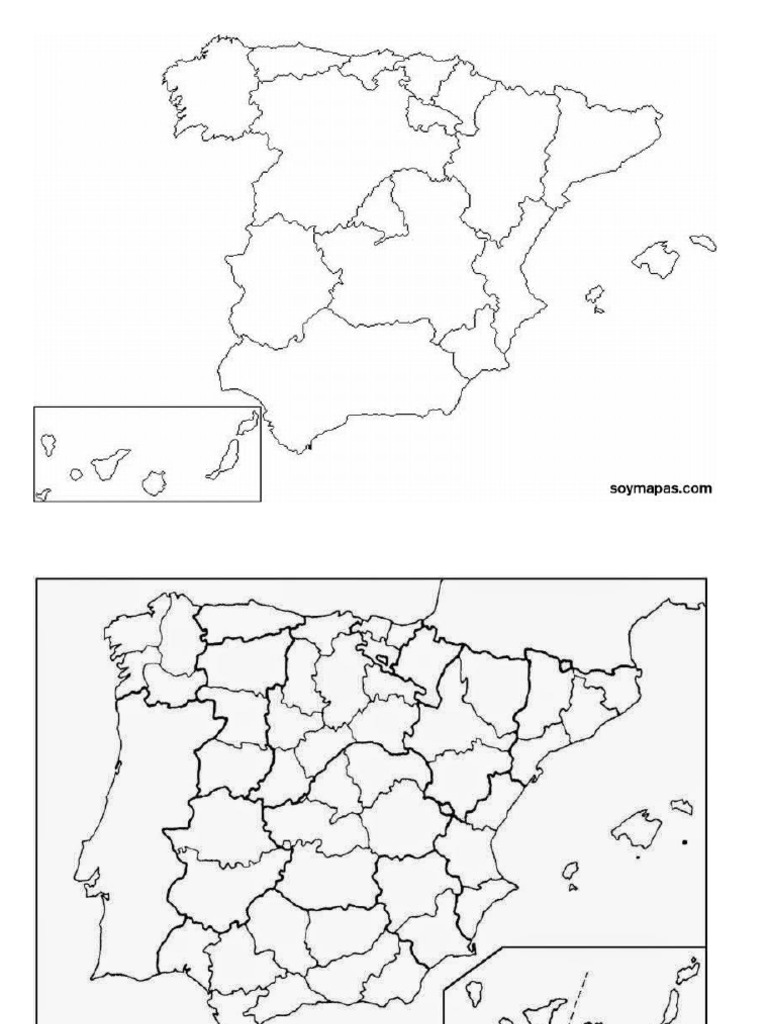 Mapa Blanco Regiones y Provincias | PDF