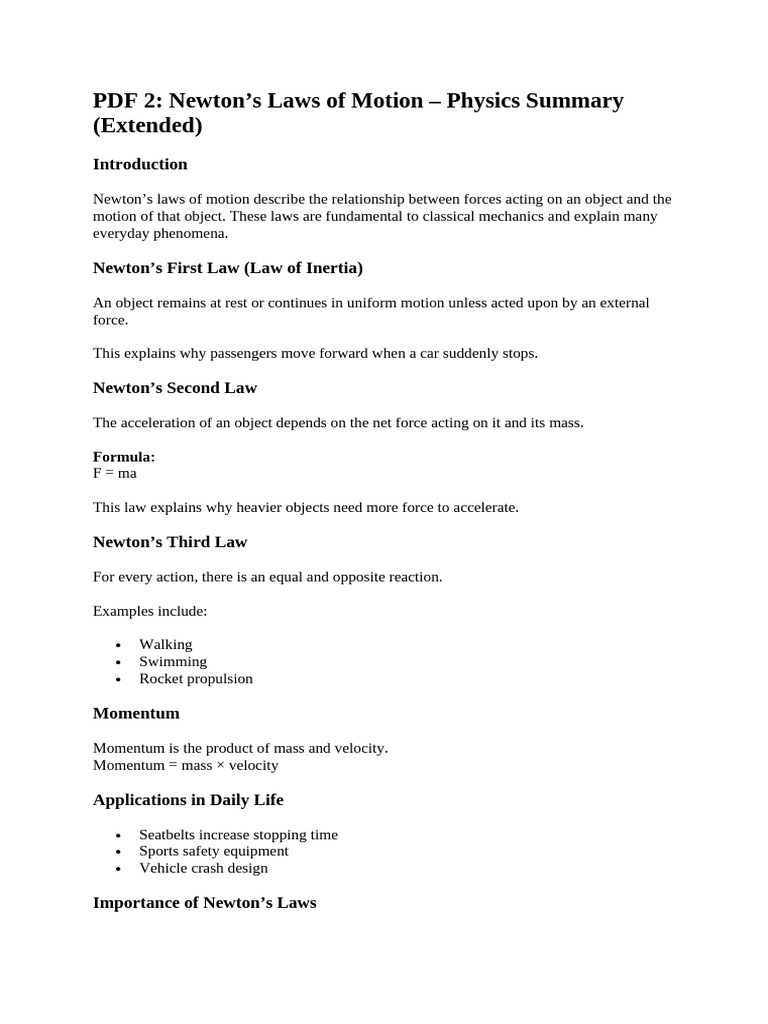Basics of Physics Igcse 0625 | PDF
