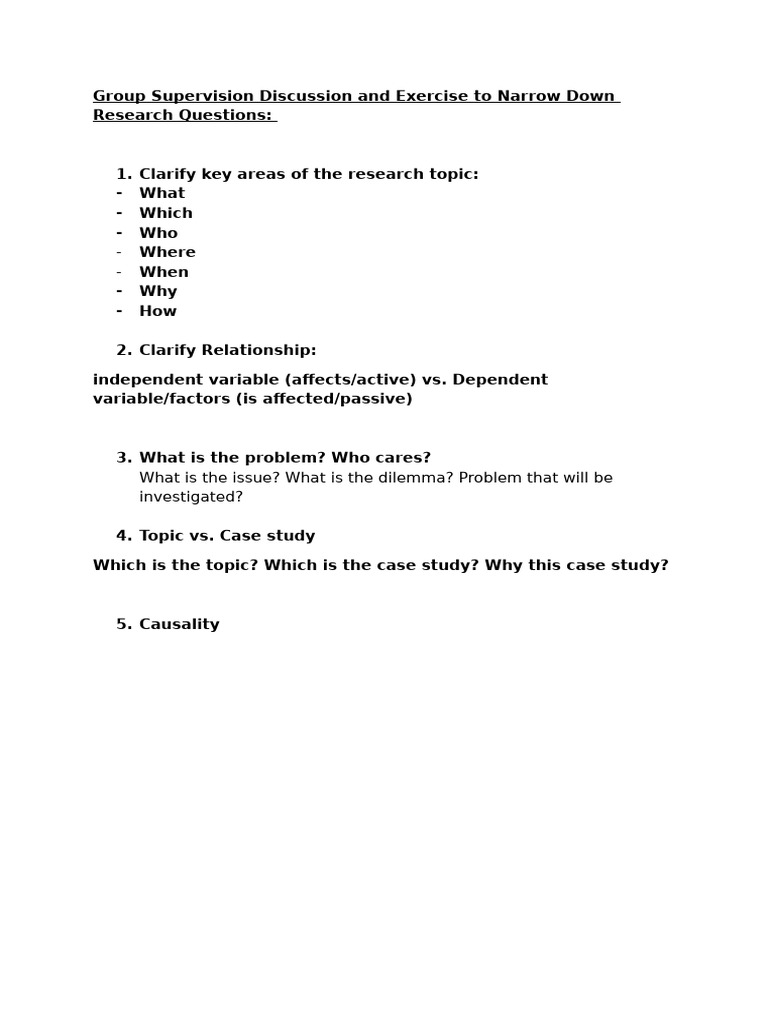 Group Supervision Discussion | PDF